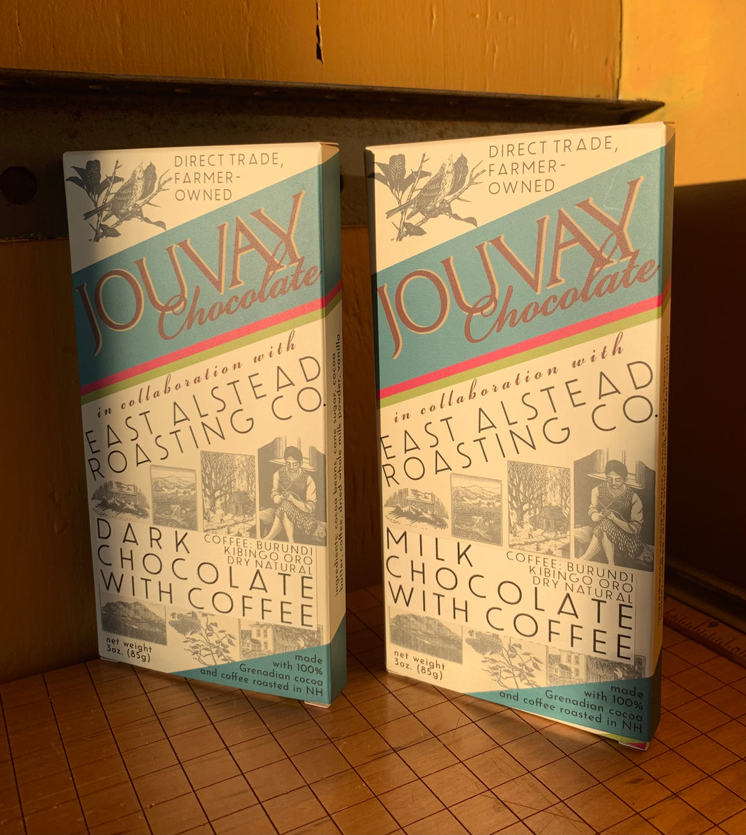 JOUVAY CHOCOLATE BAR w/EARC COFFEE – East Alstead Roasting Co.
